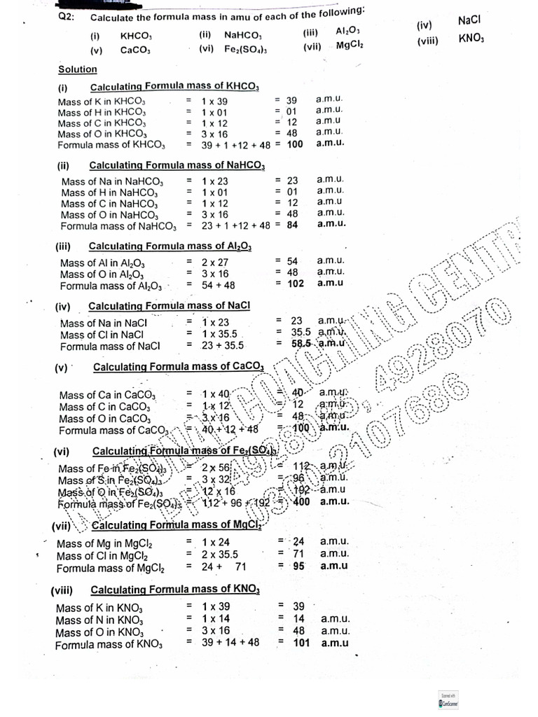 Xi Stoichiometry | PDF