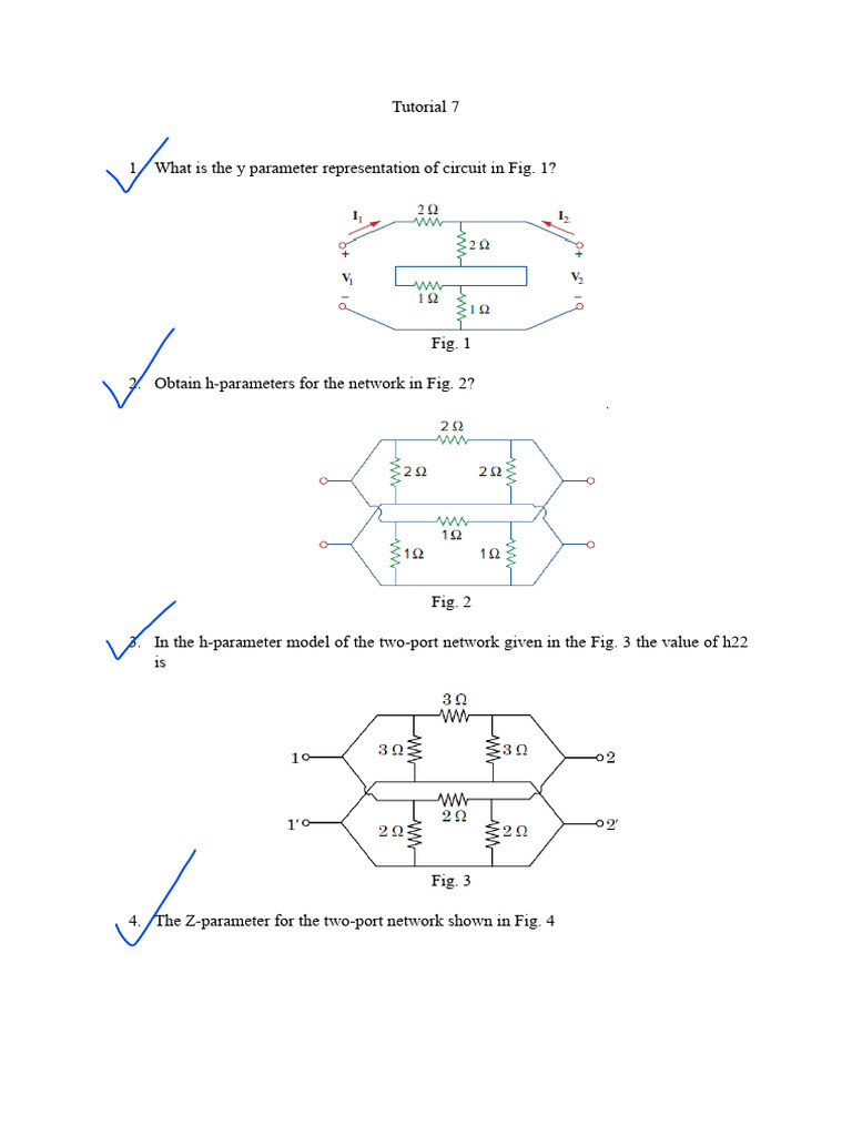 Tutorial Two Port 1 | PDF