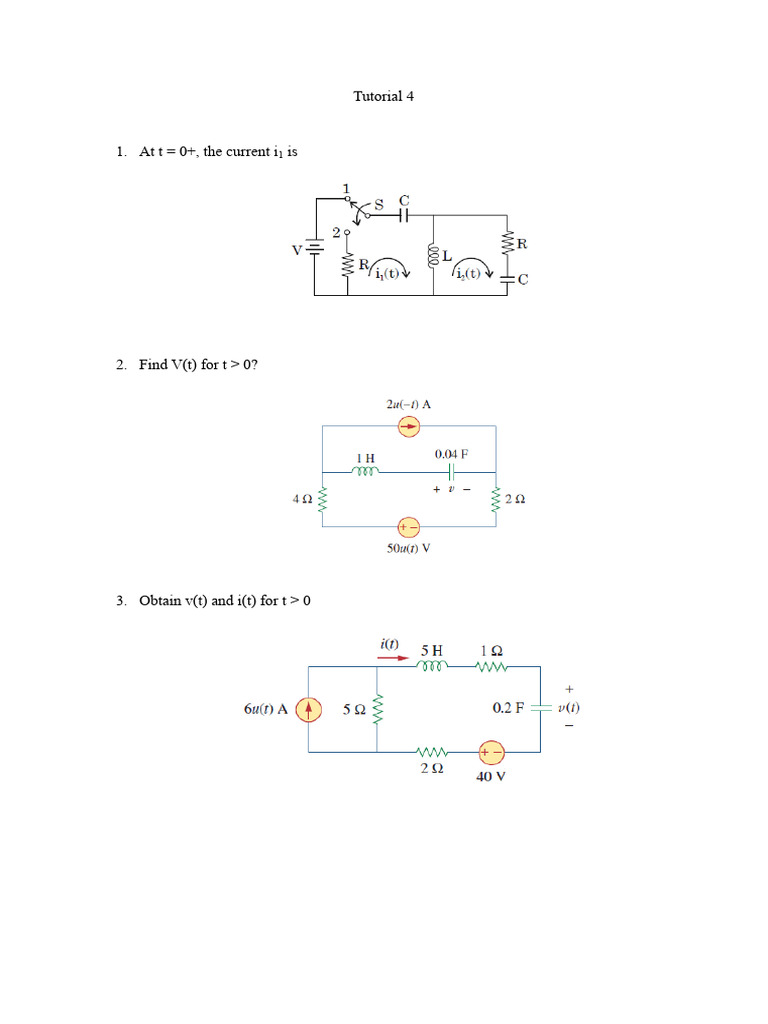 Tutorial 4 Ecn | PDF