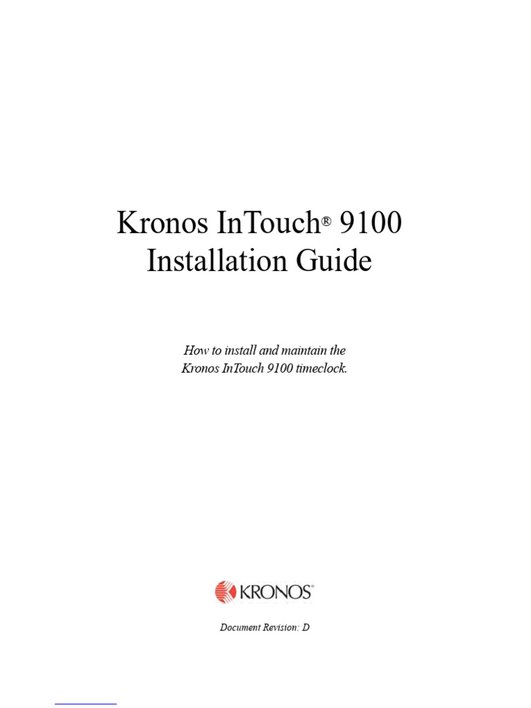 Intouch 9100 Standard | PDF | Electromagnetic Interference ...