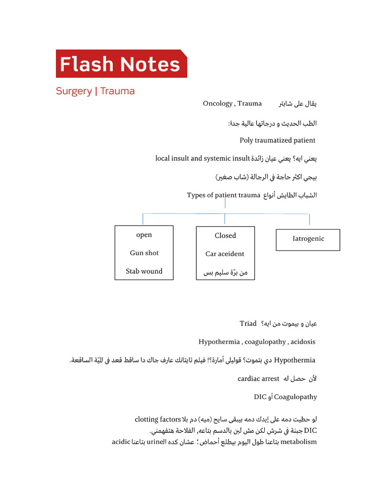 Trauma 1 | PDF