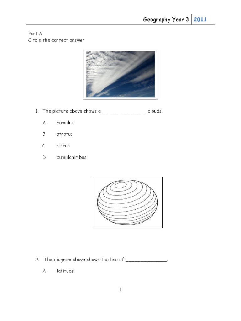 Geography Year 3 | Atmosphere Of Earth | Cloud