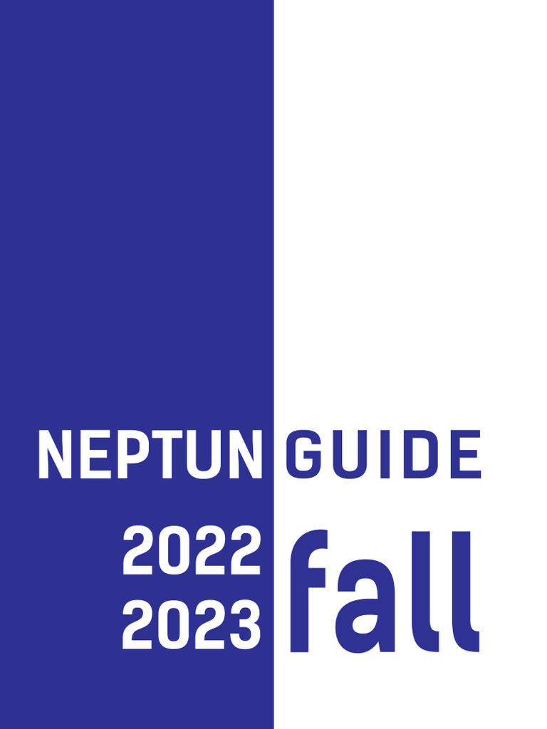Neptun Guide 22 23 Autumn | PDF | Computing