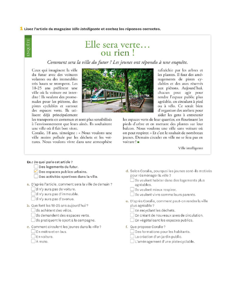 Compréhension Écrite - 01 | PDF