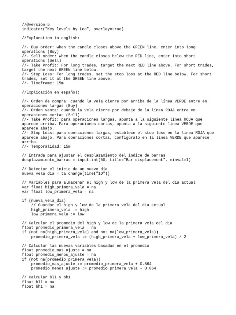 Key Levels By Leo Pdf Métodos Y Materiales De Enseñanza