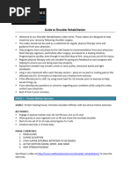 Rotator Cuff and Shoulder Conditioning Program - OrthoInfo - AAOS | PDF ...