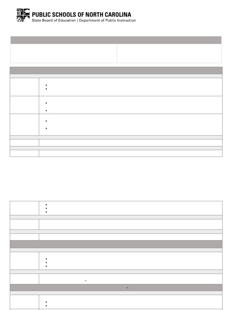 3-5 NC Math Standards | PDF | Division (Mathematics) | Multiplication