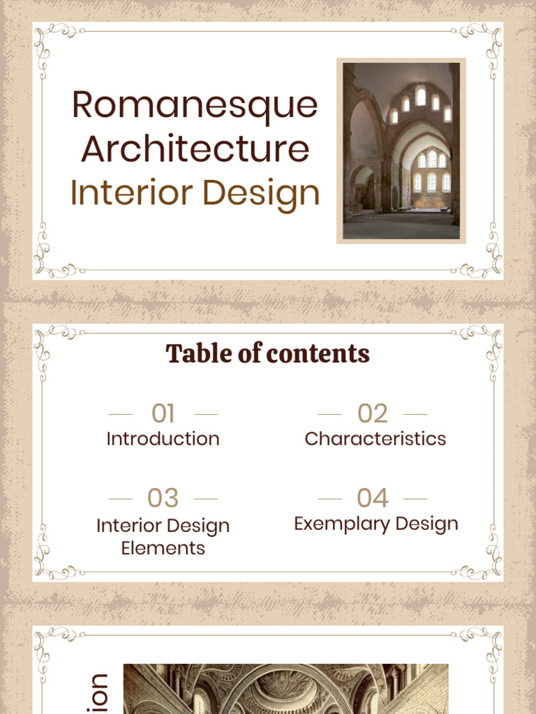 Romanesque Architecture & Interior Design | PDF | Vault (Architecture ...
