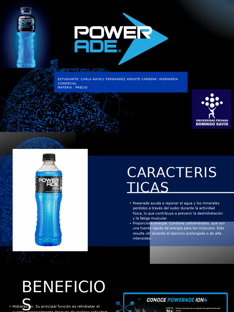Powerade Precio | PDF | Electrólito | Economias