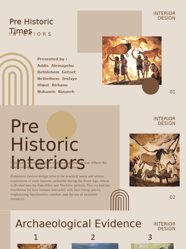 Prehistoric Interior Design Insights | PDF | Furniture | Interior Design