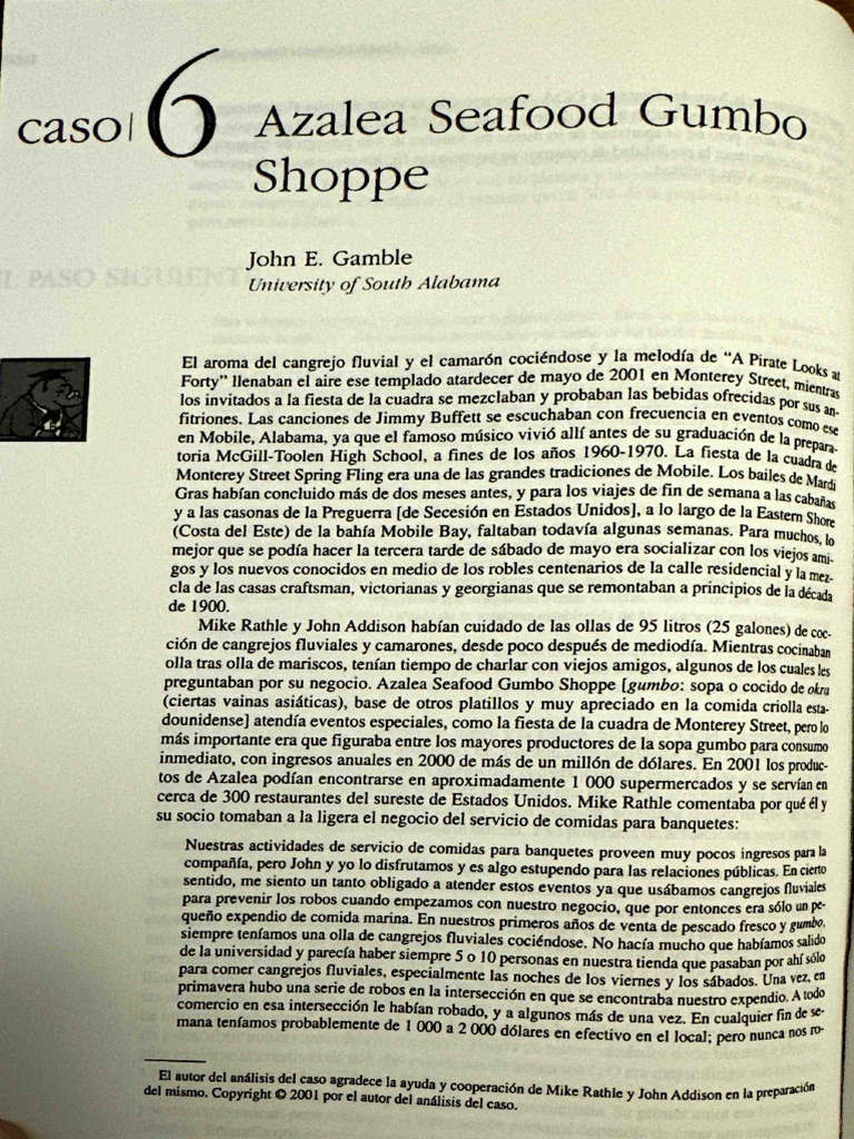 Caso Azalea Seafood Gumbo Shoppe | PDF