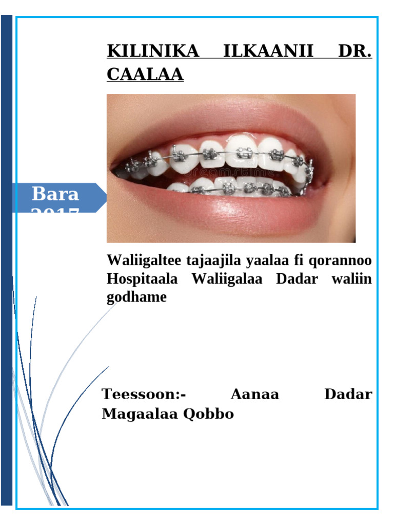 Waligaltee Kilinika Dr. Caalaa Ilkaan | PDF