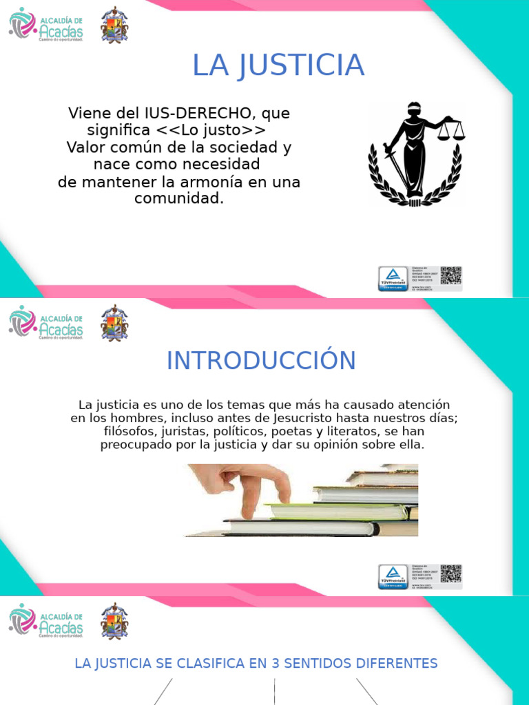 La Justicia: Virtud, Igualdad y Valor | PDF | Derecho