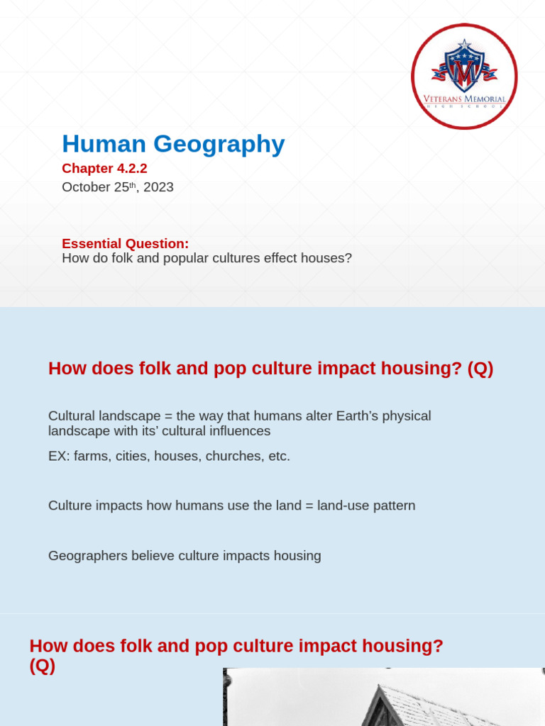 APHG - CHP 4.2 Housing | PDF | Earth Sciences
