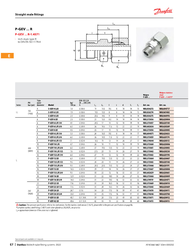 Cat - Danfoss Waltech® - 150 | PDF