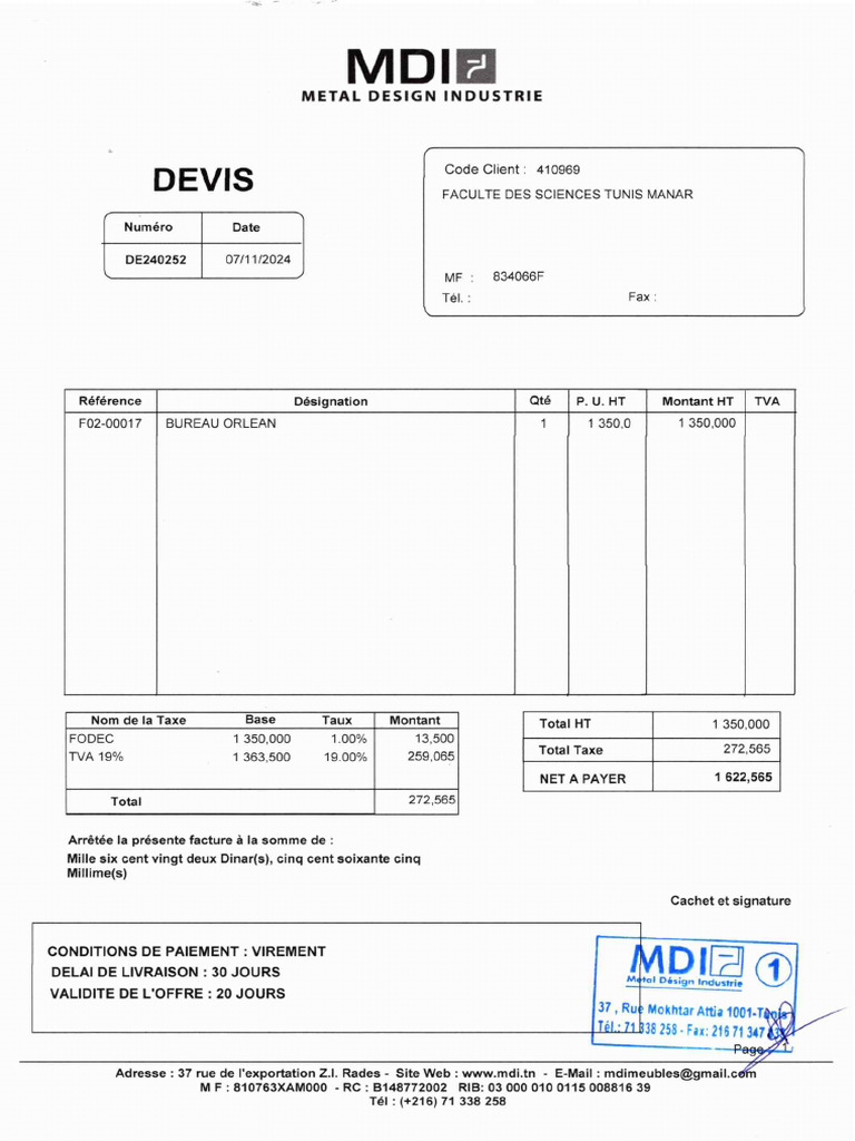 Devis Mdi | PDF