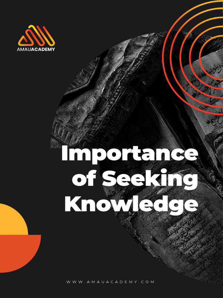 Importance of Seeking Knowledge in Islam | PDF | God In Islam | Hadith