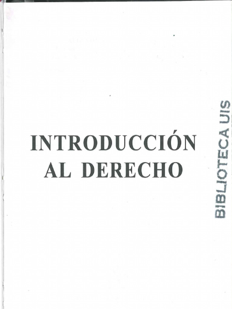 Introduccion Al Derecho Pdf
