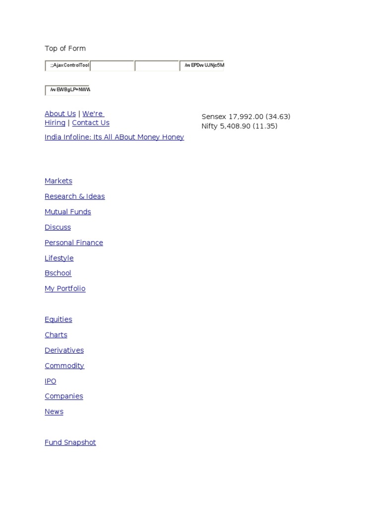 Top of Form | PDF | Reserve Bank Of India | Money Supply