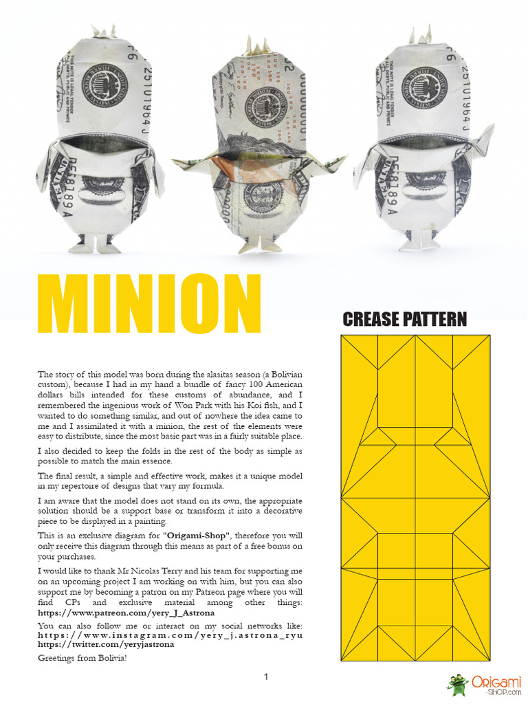 Minion-Origami-Shop | PDF