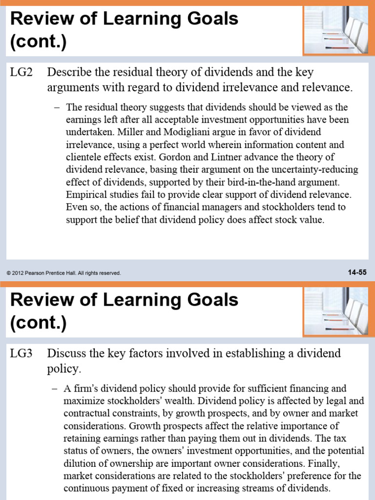 PowerPoint Presentation6 by DR - Mark 25 | PDF | Dividend | Stocks