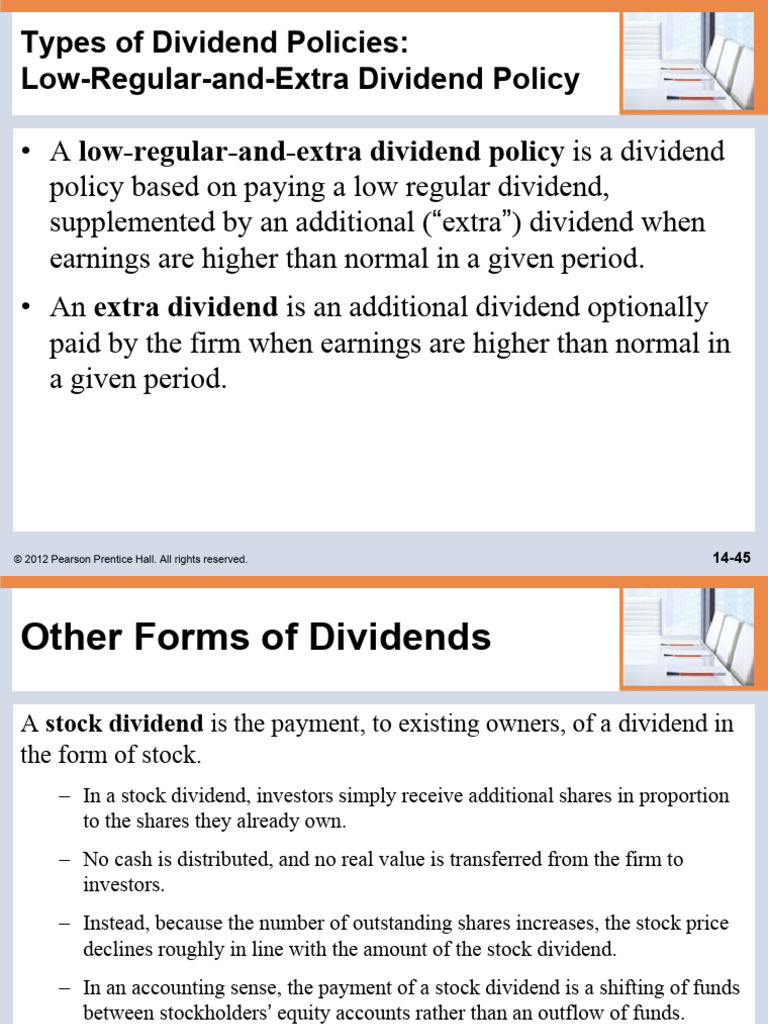 Types of Dividend Policies Explained | PDF | Dividend | Stocks