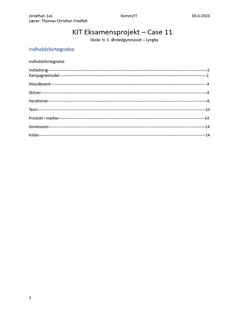 Eksamensprojekt Kommv3 | PDF