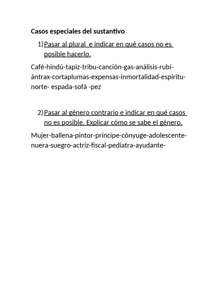 Casos Especiales Del Sust | PDF