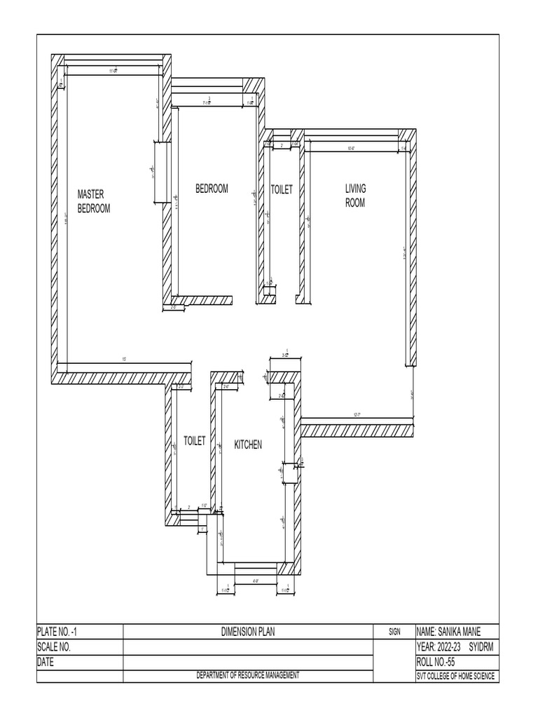 Drawing1.dwg Dim Plan Layout-Model | PDF