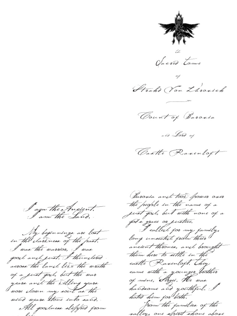 3 TomeofStrahd Full PrinterFriendly | PDF | Dungeons & Dragons Campaign Settings | Dungeons ...