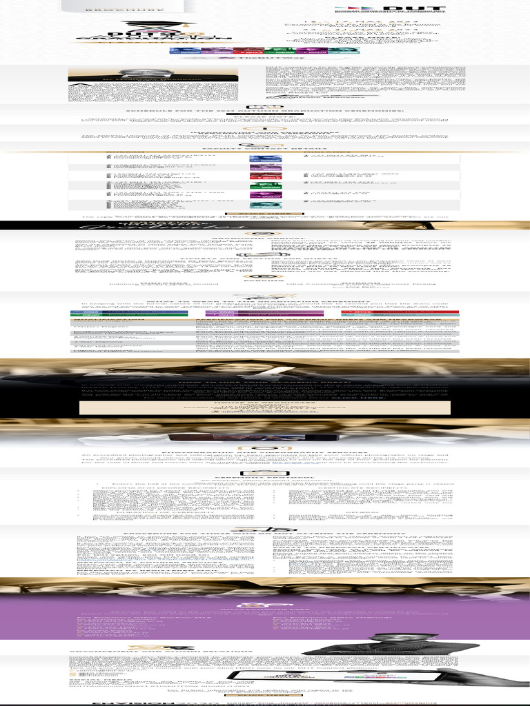 DUT 2023 Autumn Graduation Ceremonies Information Brochure | PDF | Clothing