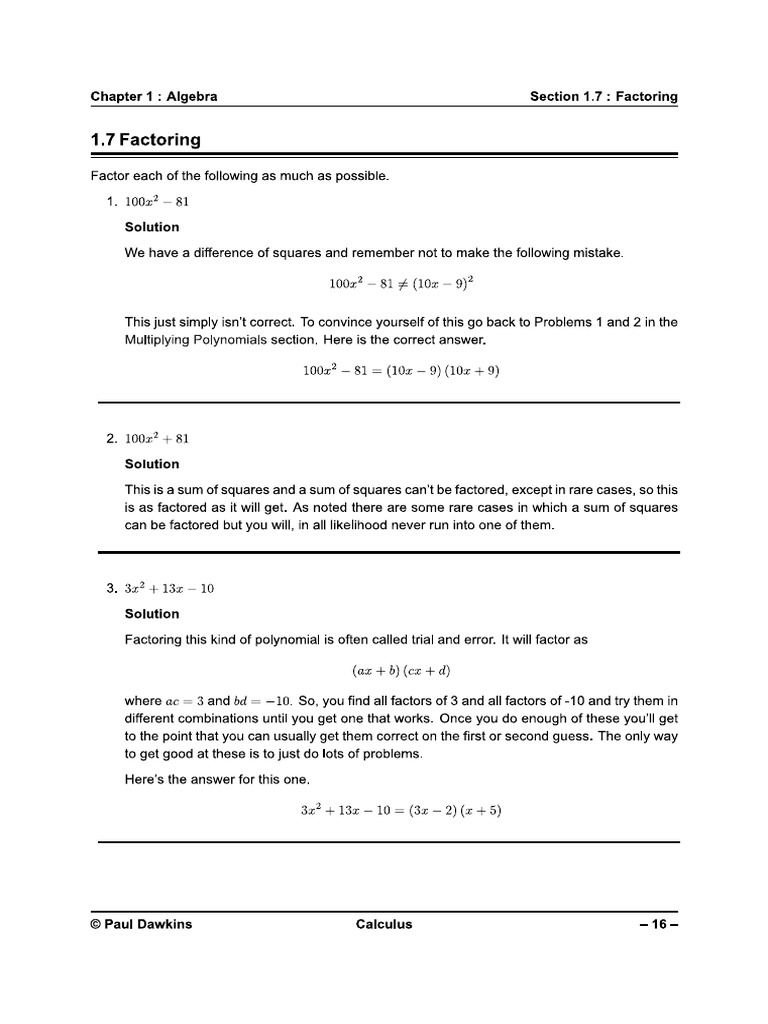 Factoring | PDF