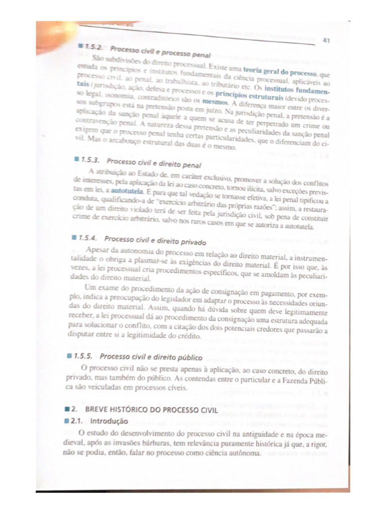 # 1.5.2. Processo Civil e Processo Penal | PDF