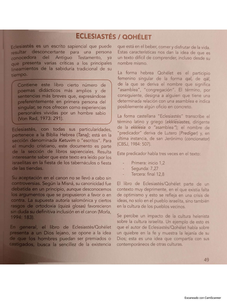 Eclesiastés | PDF