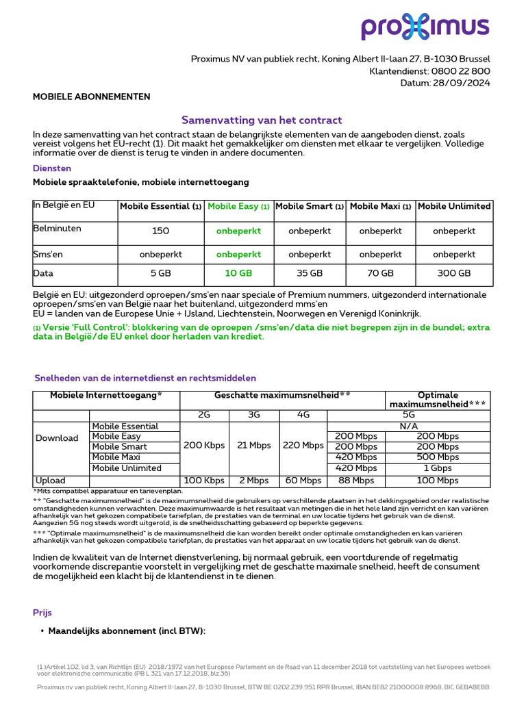 Contract Summary | PDF