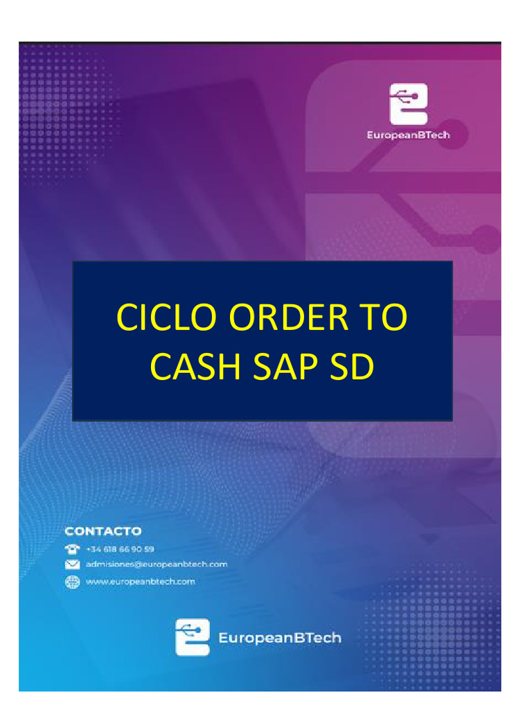 Proceso OTC en SAP: Crear Pedido y Entrega | PDF | Factura