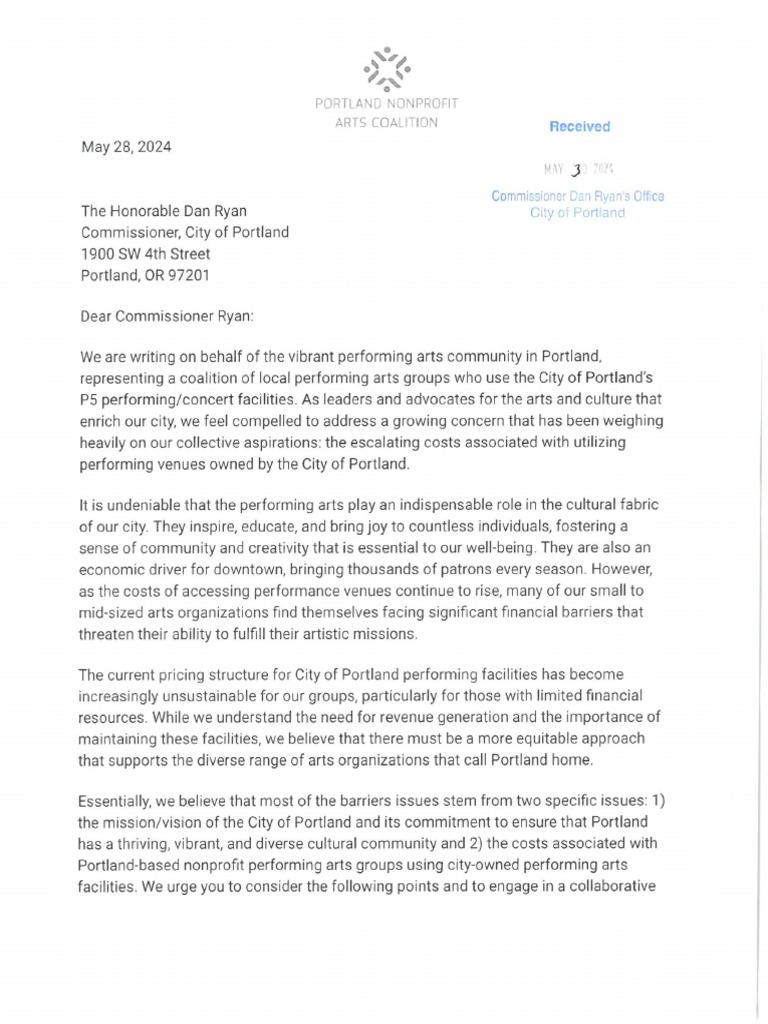 Nonprofits Letter | PDF