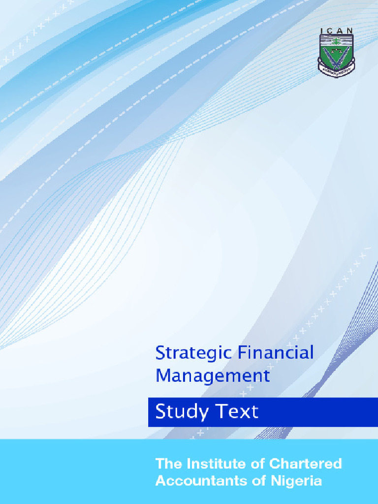 ICAN Strategic Financial Management ICAN Study Pack PDF