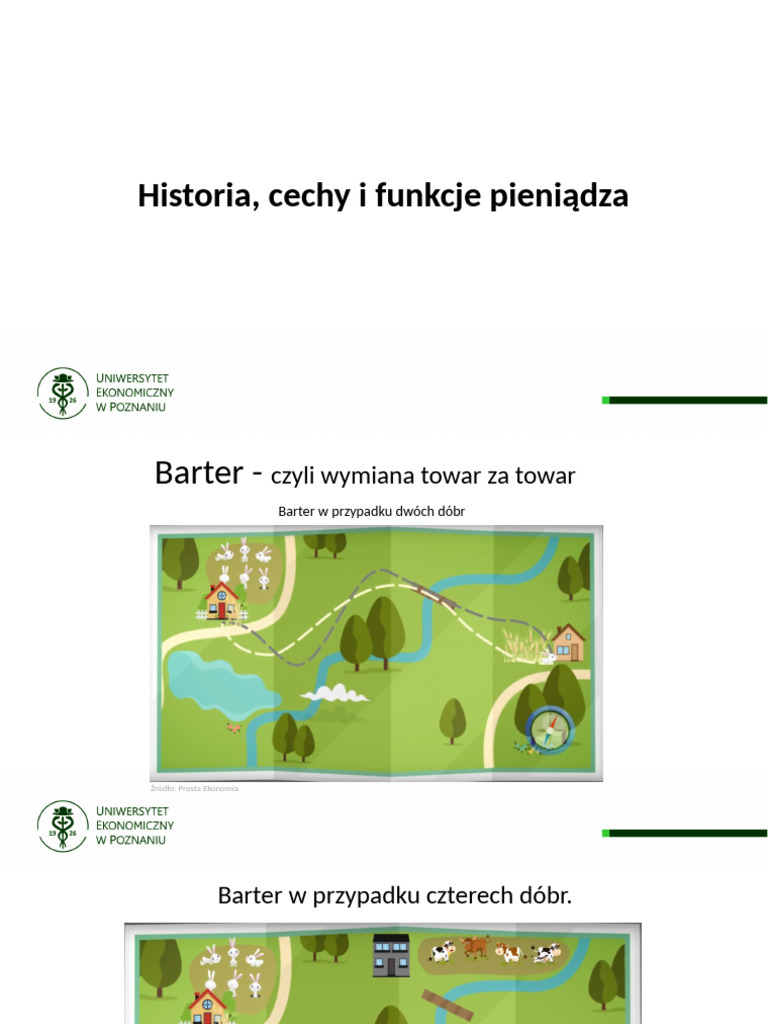 Historia, Cechy I Funkcje Pieniądza | PDF