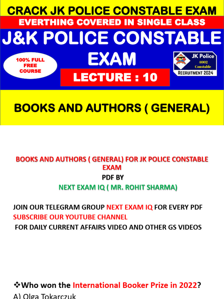 JK Police Constable Exam Prep Guide | PDF | Mahatma Gandhi | Sri Aurobindo