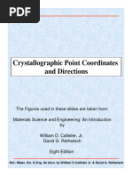 Sheet 2 - Crystallographic Directions and Planes | PDF