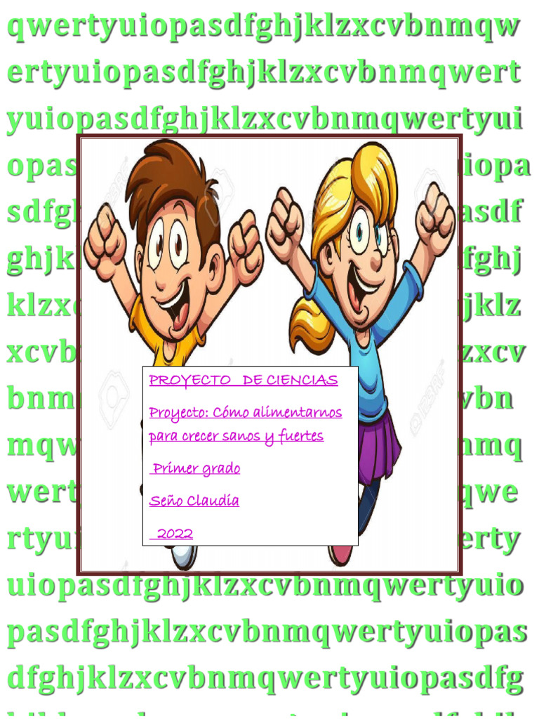 PROYECTO DE CIENCIAS Primer Grado | PDF | Alimentos | Nutrición