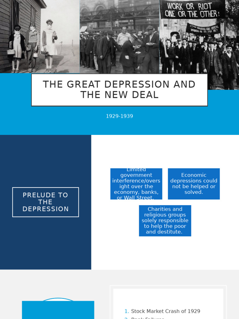 The Great Depression and The New Deal | PDF | New Deal | Great Depression