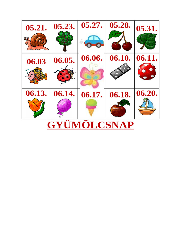 Gyümölcsnap CsakJelek 202405 | PDF