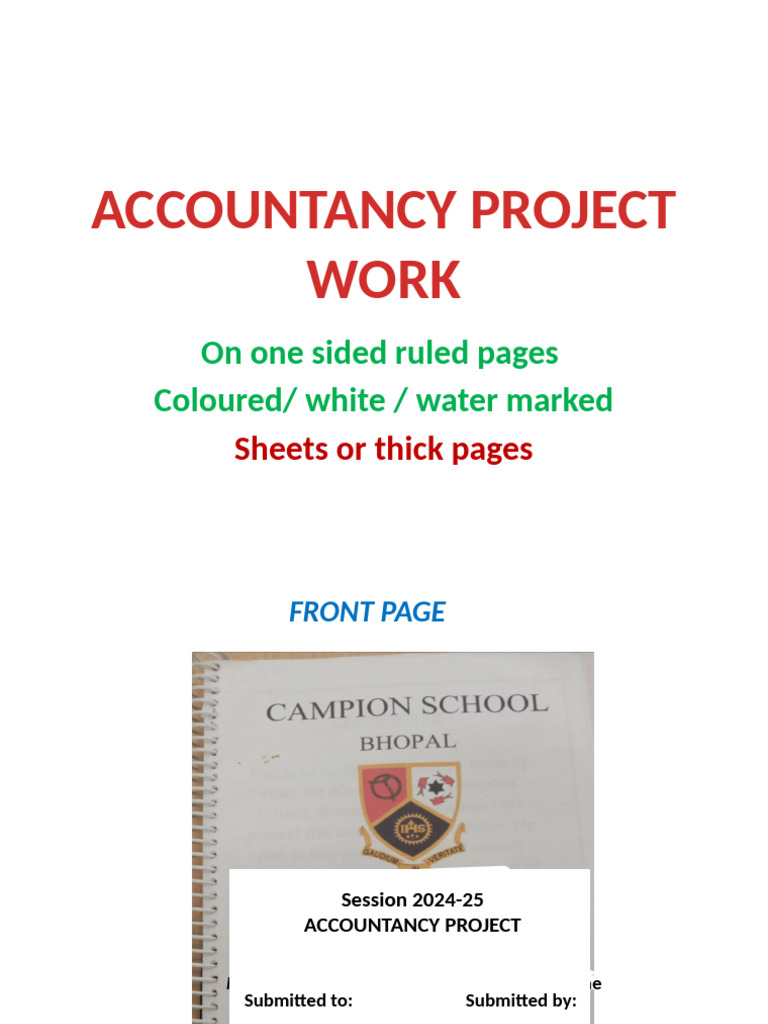 Class 12 Accountancy Project on Ratios | PDF | Equity (Finance ...
