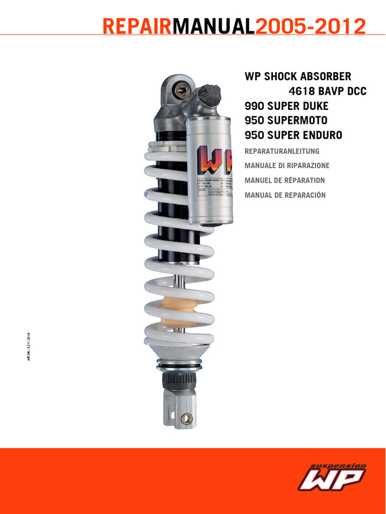 2003-2013 KTM 950-990 ADV SUPERDUKE SMT SE Shock Absorber | PDF | Pipe ...