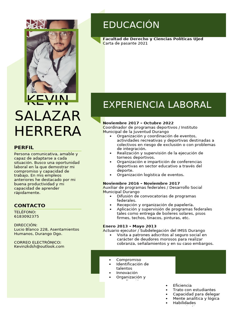 CV Kevin | PDF