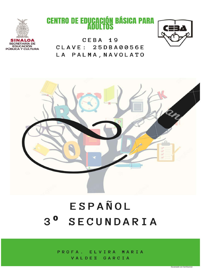 Español Sec 3ro | PDF