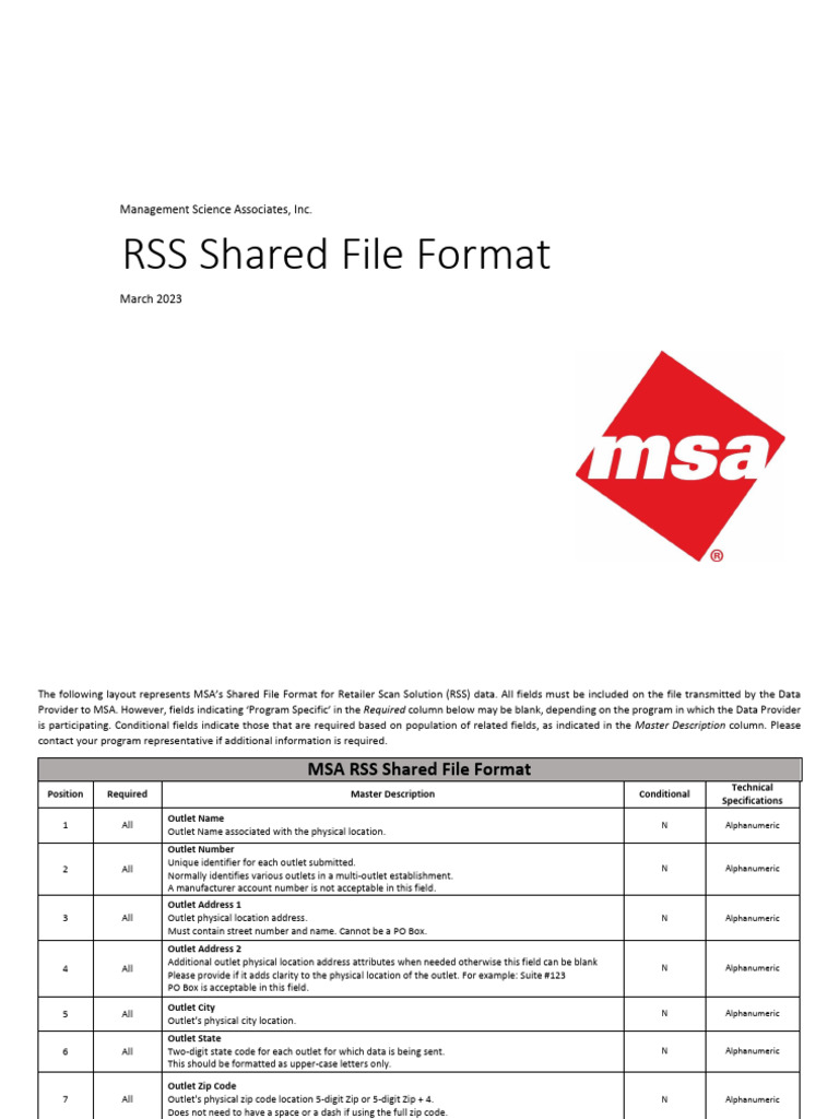 RAI Scan Reporting Requirements | PDF | Universal Product Code | Zip ...