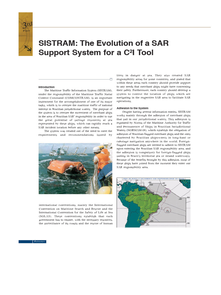 Sistram Marine Traffic Information System | PDF | Search And Rescue ...